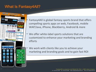 Fantasy Football Convert Fantasy Users To Bettors | PPT
