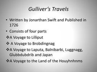 Fantasy in gulliver's travels | PPTX