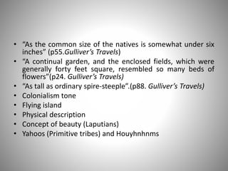 Fantasy in gulliver's travels | PPTX