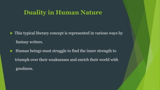 Children's Literature -Fantasy | PPTX