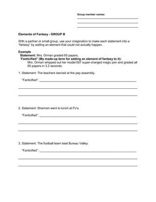 FantasyWritingPracticeTakingOrdinaryFactsMakingaFantasy-1.doc