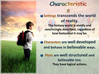 Children's Literature Genre: Fantasy | PPTX