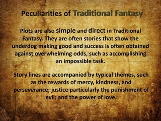 Children's Literature Genre: Fantasy | PPTX