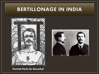 Portrait Parle via Bertillon System By G S Shaktawat | PPTX