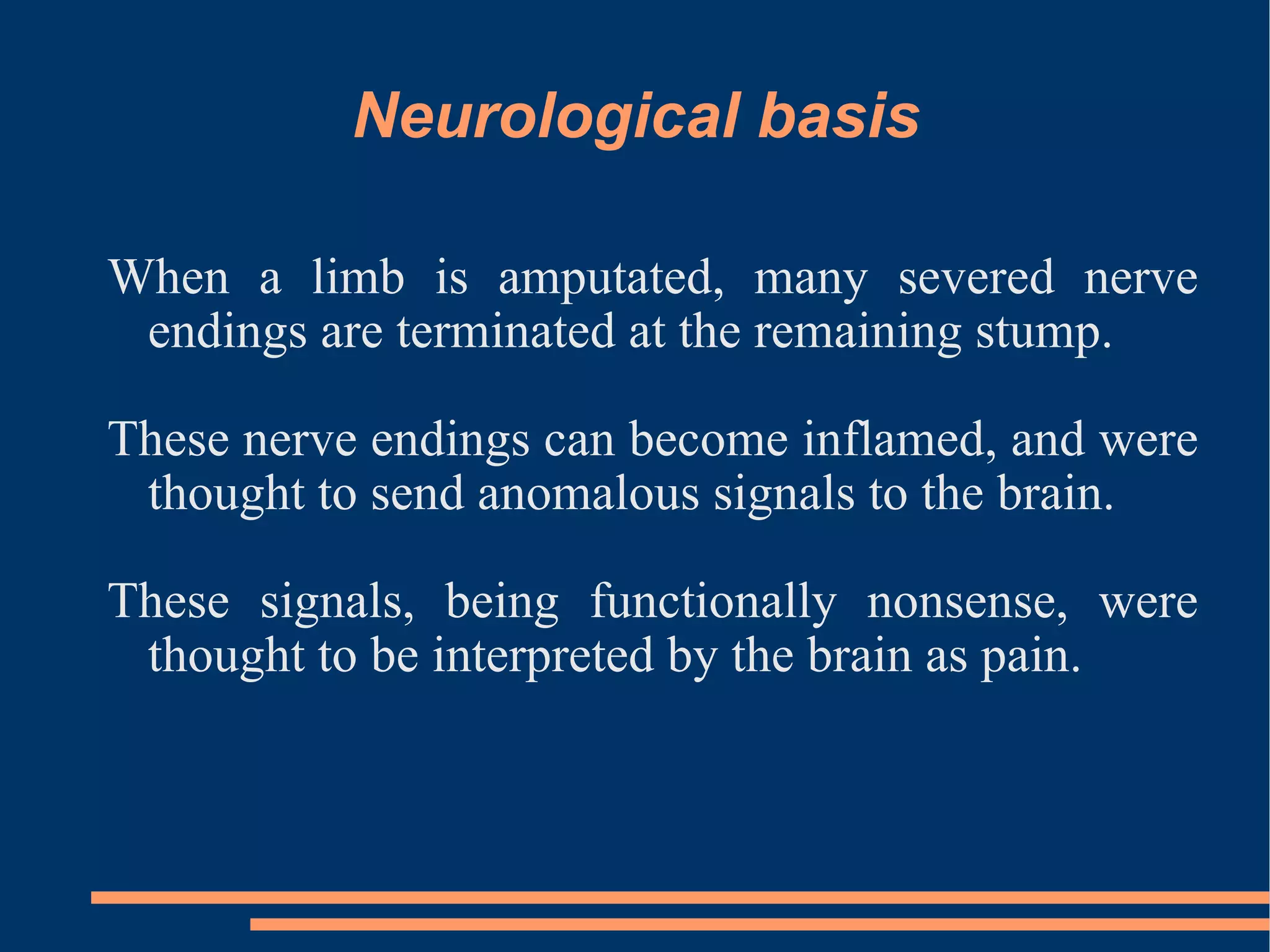 Phantom limb pain | PPT