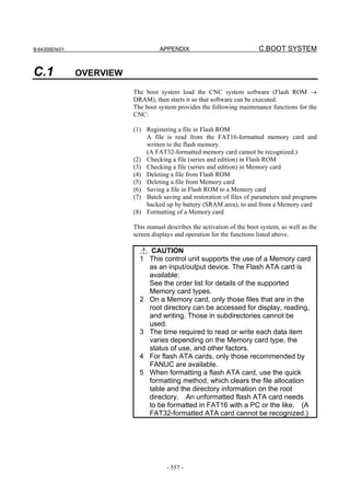 Fanuc 0i d_sram_backup | PDF | Free Download