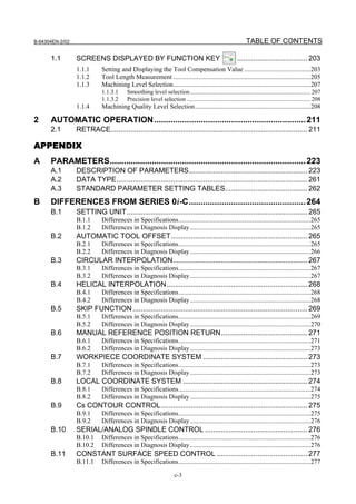 Fanuc 0i operator's manual | PDF