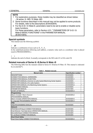 Fanuc 0i operator's manual | PDF