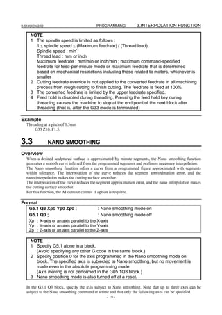 Fanuc 0i operator's manual | PDF