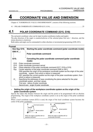 Fanuc 0i operator's manual | PDF