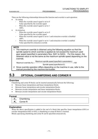 Fanuc 0i operator's manual | PDF