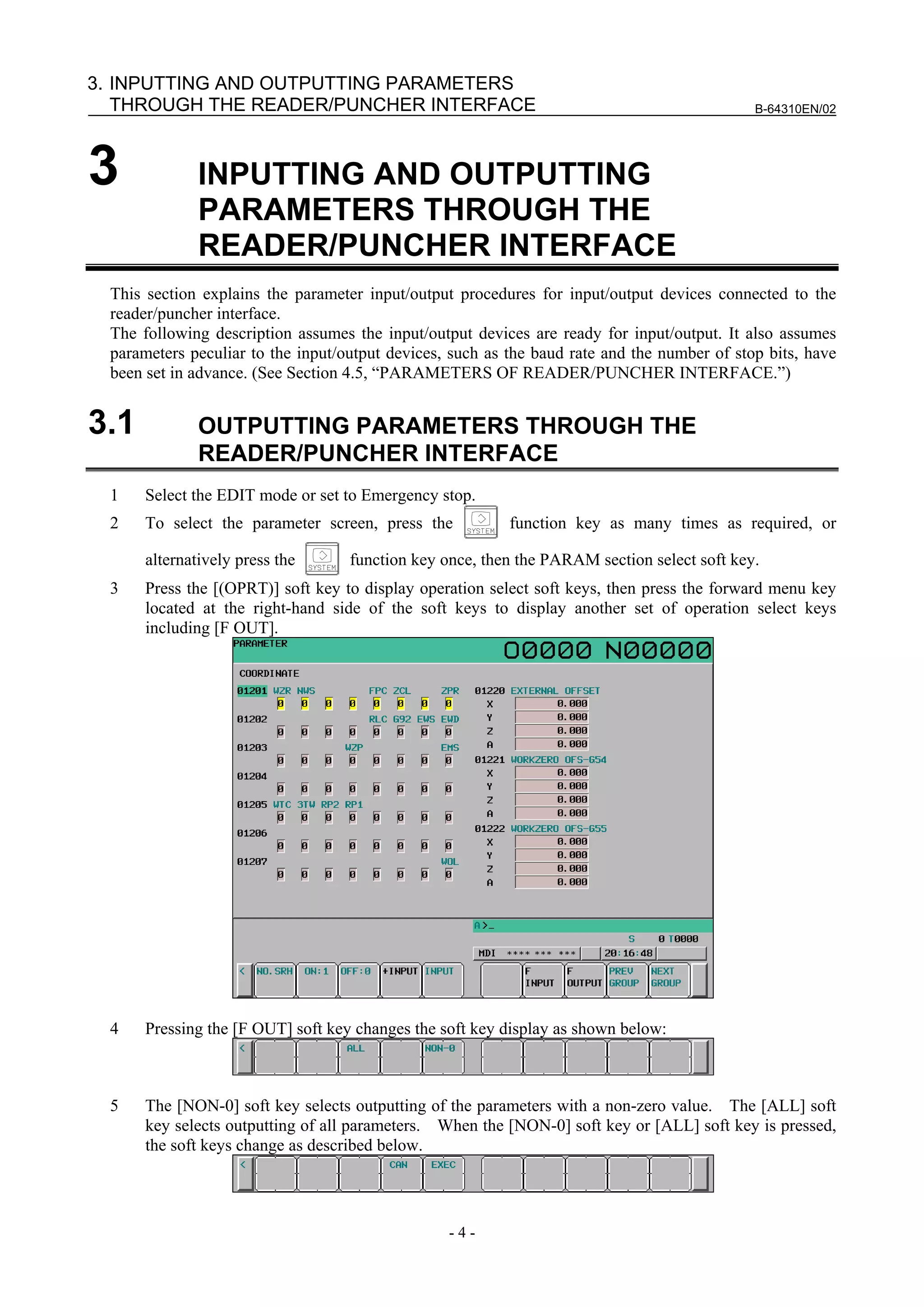 Fanuc 0i parameter manual CNC milling machine | PDF