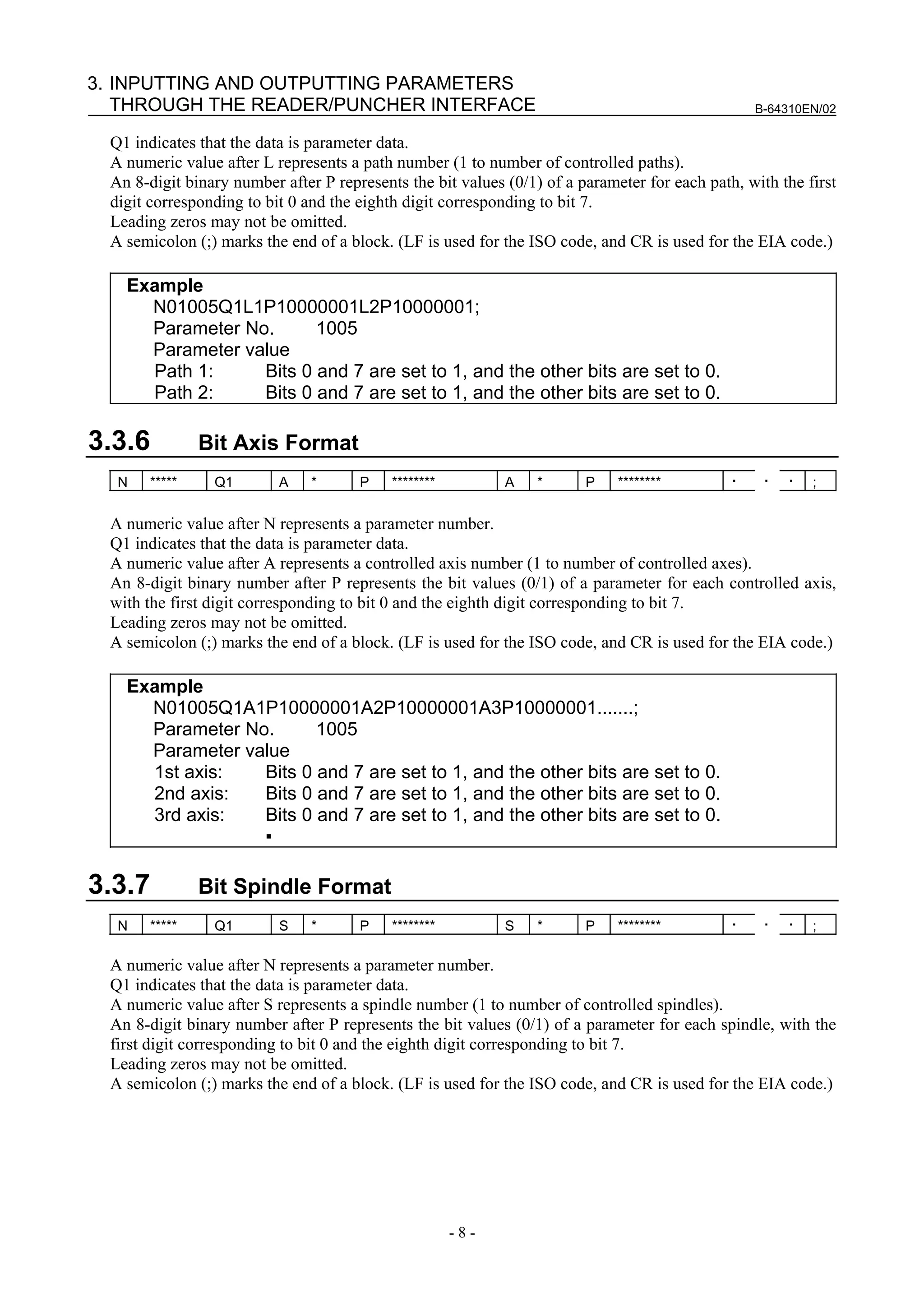 Fanuc 0i parameter manual CNC milling machine | PDF