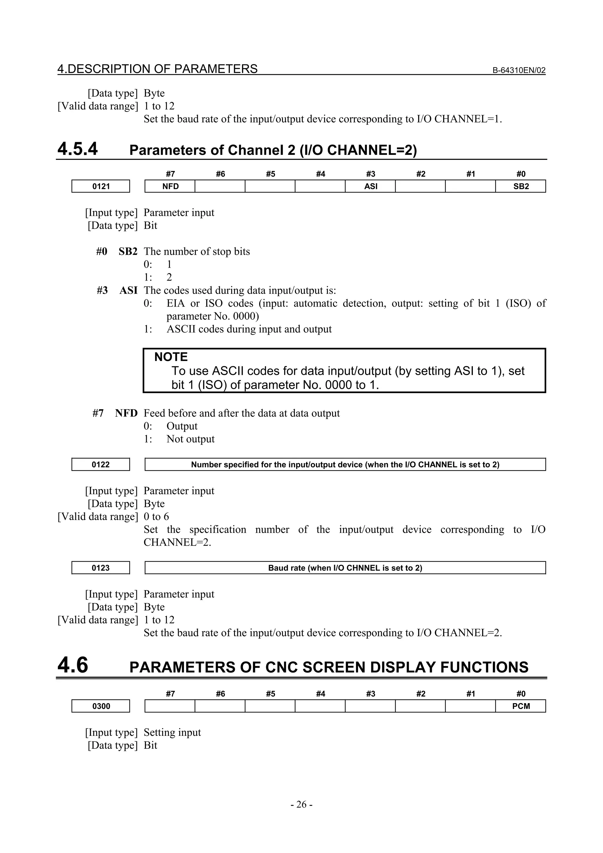 Fanuc 0i parameter manual CNC milling machine | PDF
