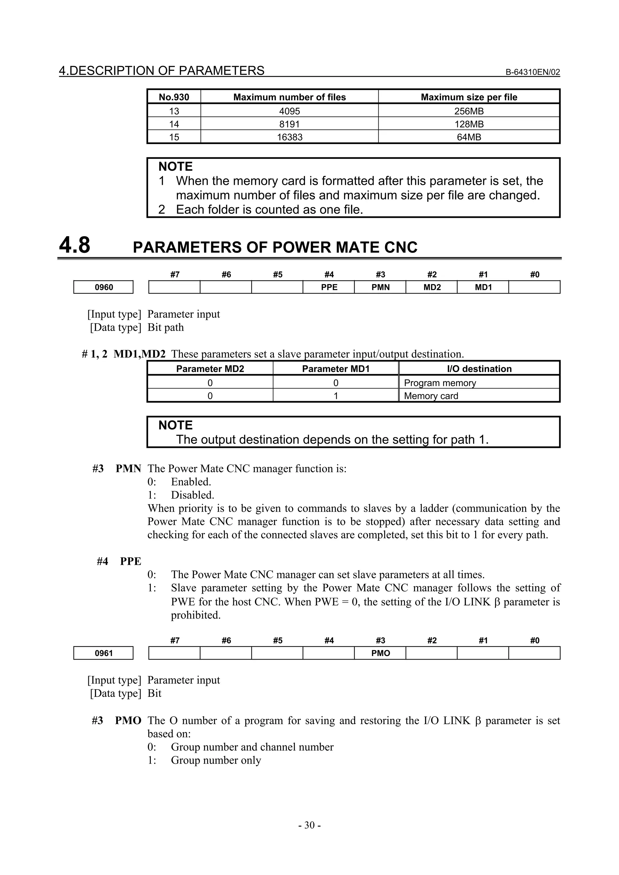 Fanuc 0i parameter manual CNC milling machine | PDF