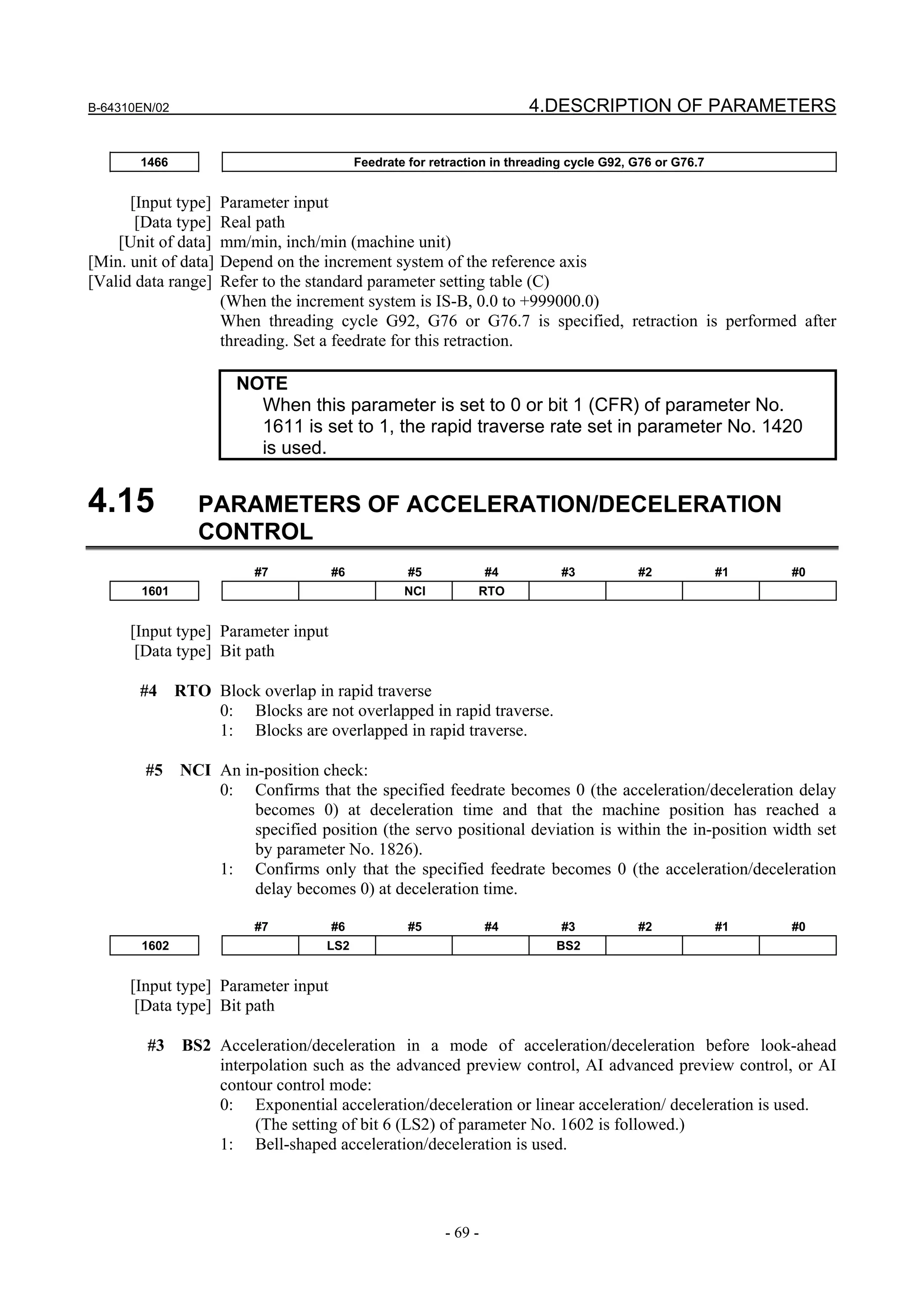 Fanuc 0i parameter manual CNC milling machine | PDF
