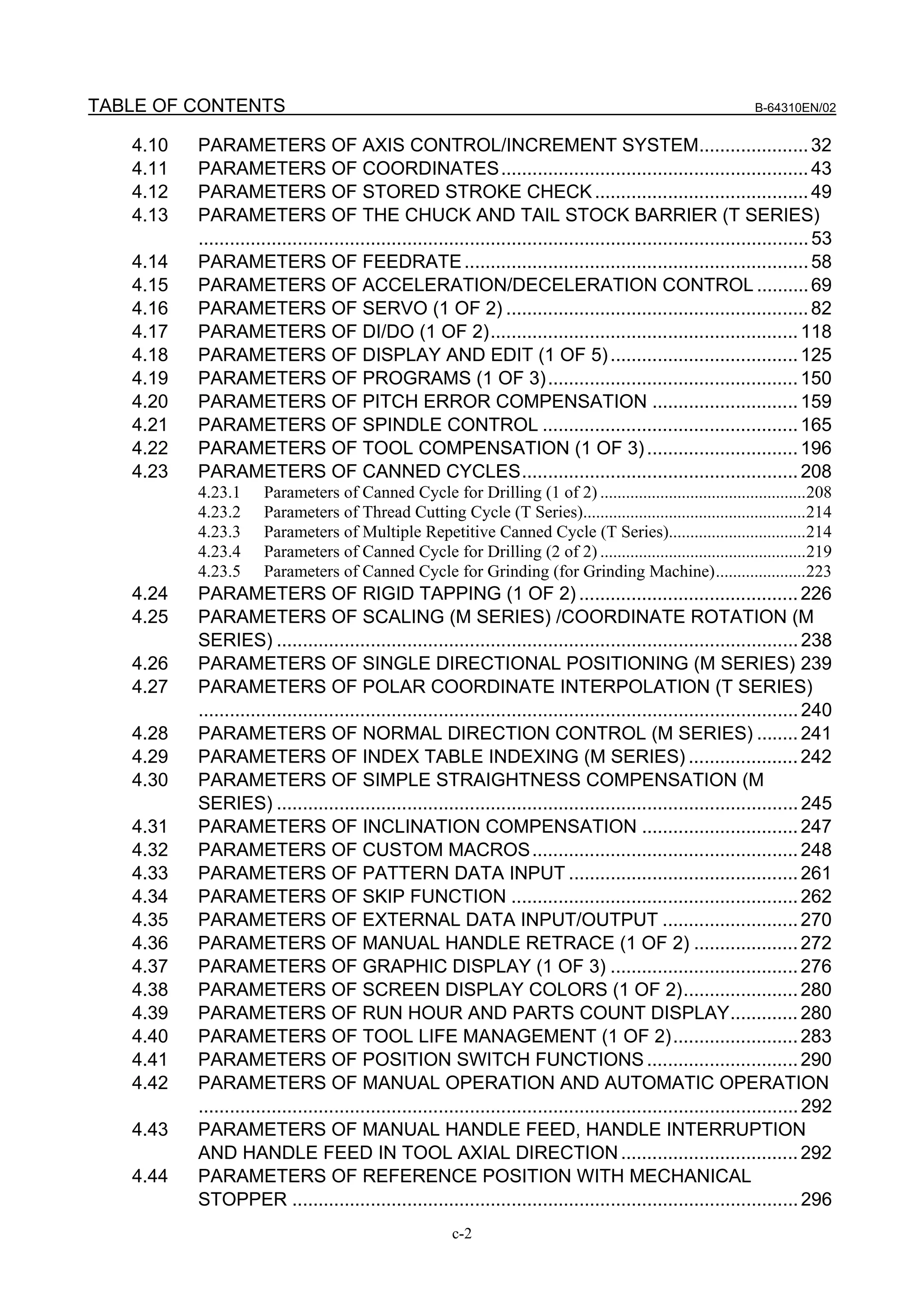 Fanuc 0i parameter manual CNC milling machine | PDF