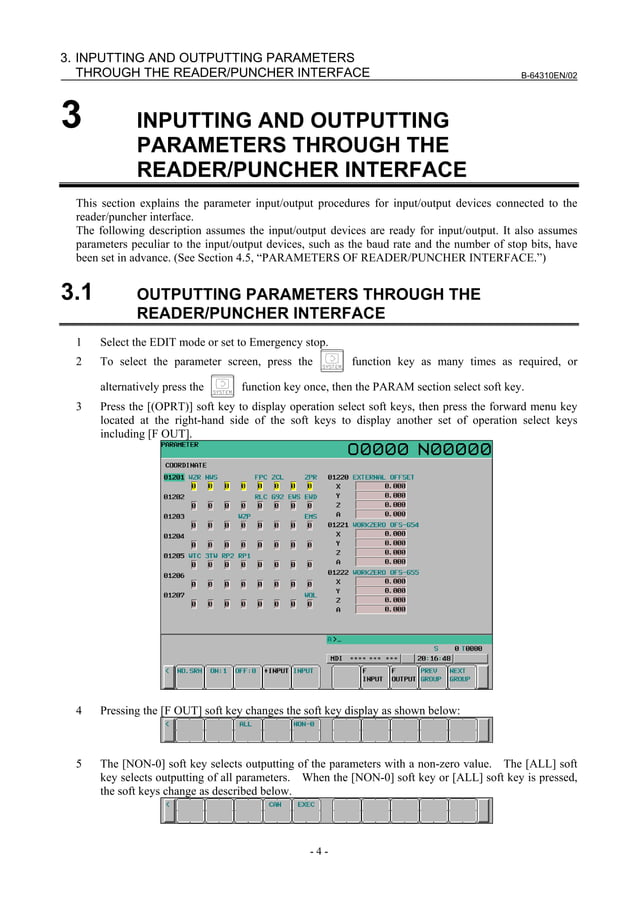 Fanuc 0i parameter manual CNC milling machine | PDF