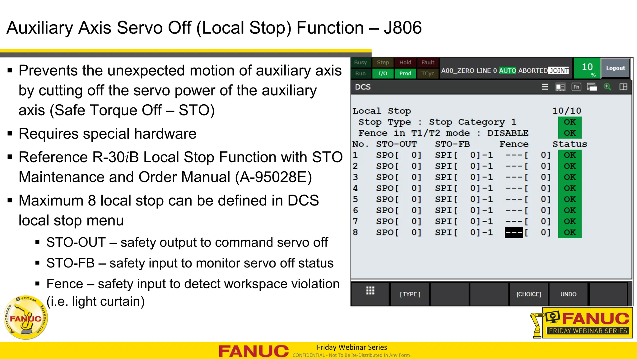 Fanuc DCS Safety Signals Fanuc DCS Safety Signals | PDF