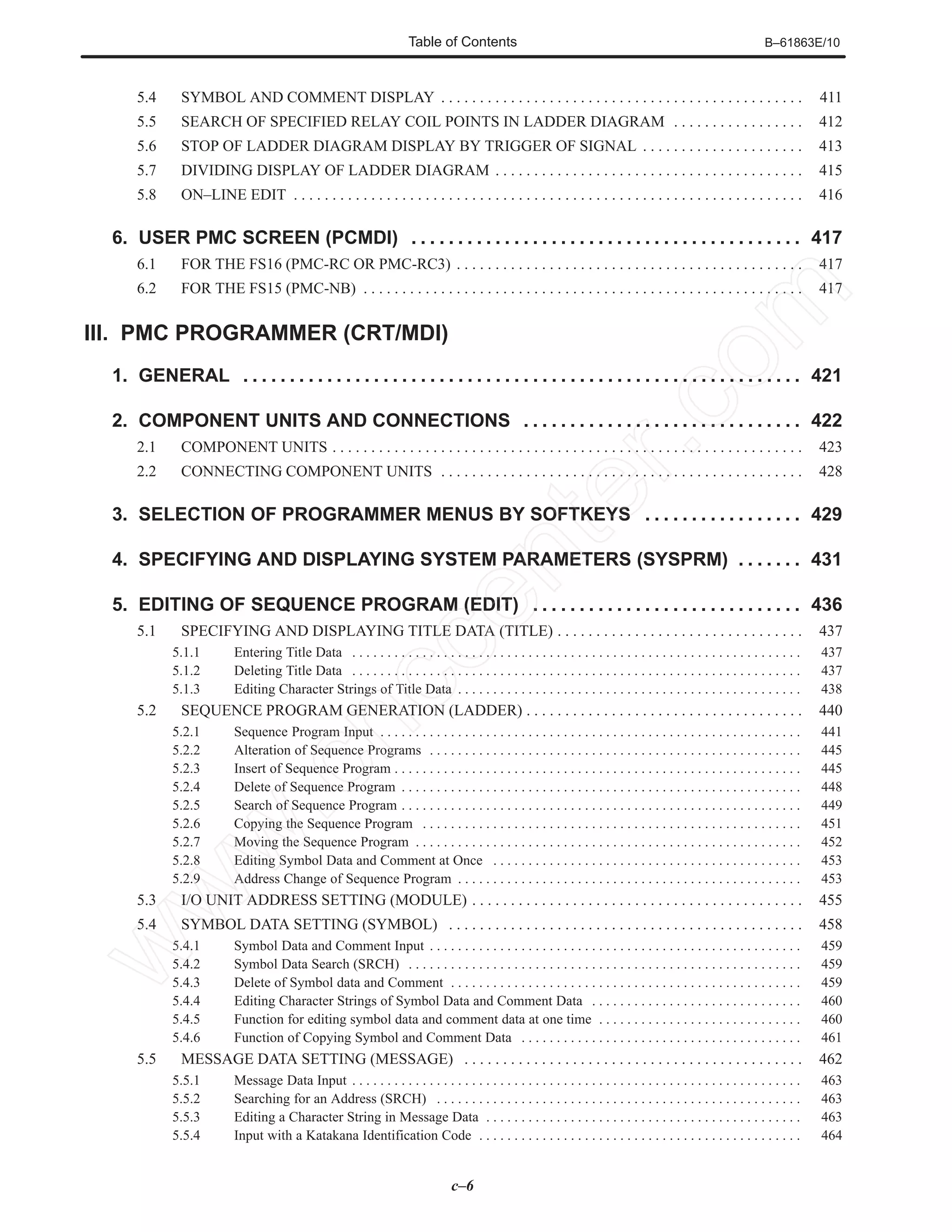 Fanuc pmc programming manual | PDF