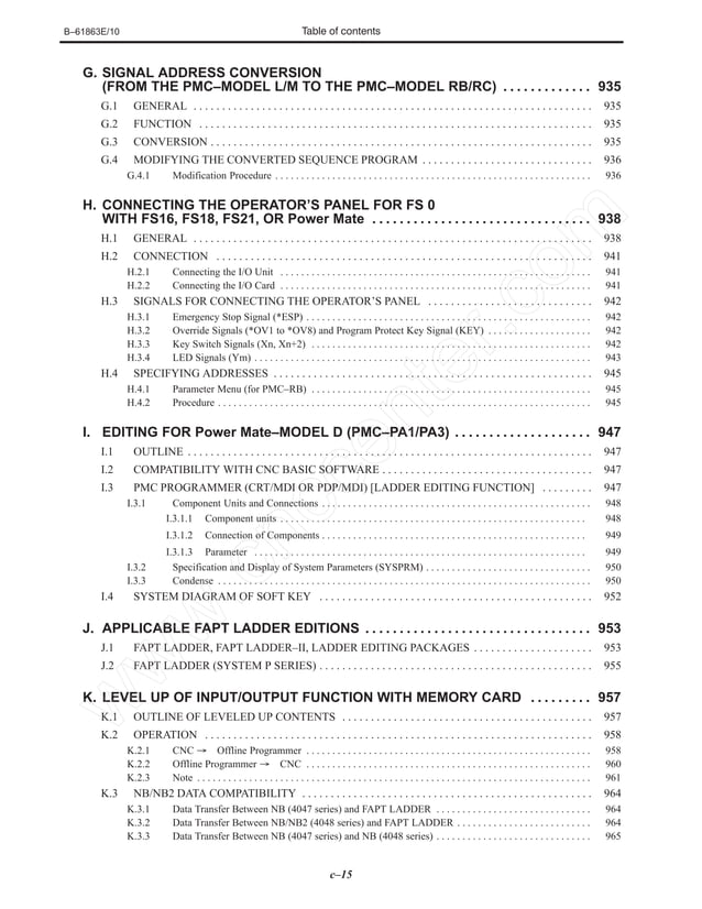 Fanuc pmc programming manual | PDF