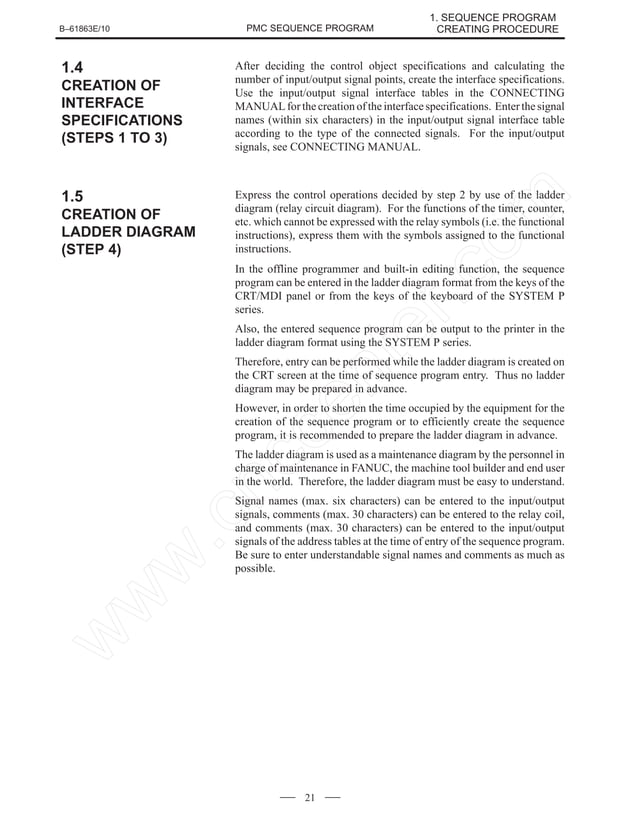 Fanuc pmc programming manual | PDF