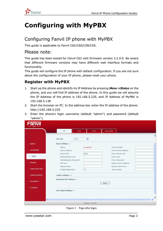 Fanvil configuration guides_en | PDF | Computing | Technology & Computing