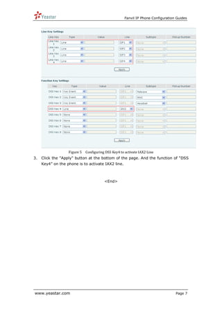 Fanvil configuration guides_en | PDF | Computing | Technology & Computing