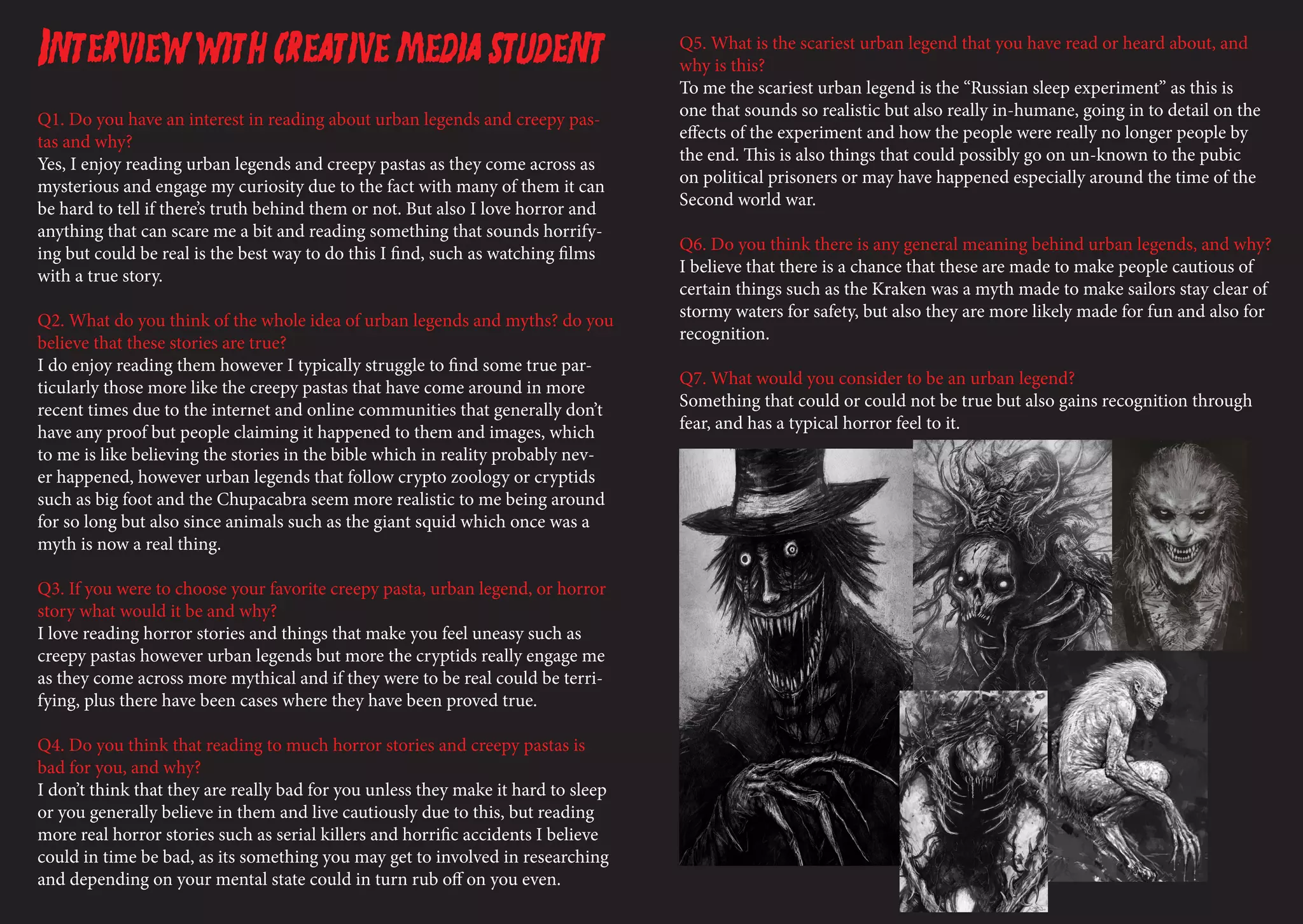 Horror Fanzine print version | PDF