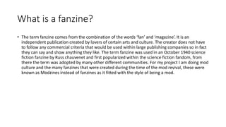 Fanzine research | PPTX
