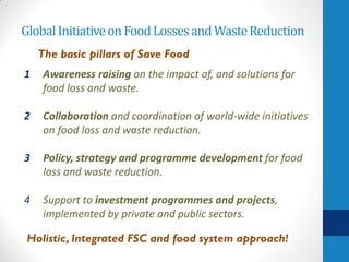 Save Food. Global Initiative for Food Loss and Waste Reduction (Jorge M ...