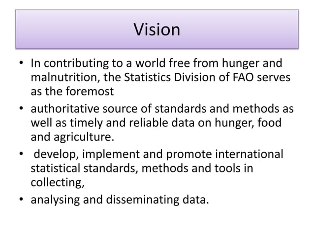 FAO | PPTX | Agriculture | Industries