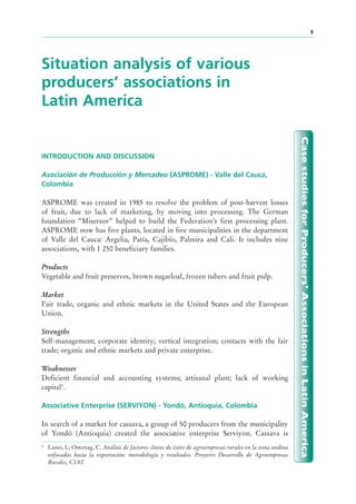 FAO - 6. Latin America, case studies | PDF