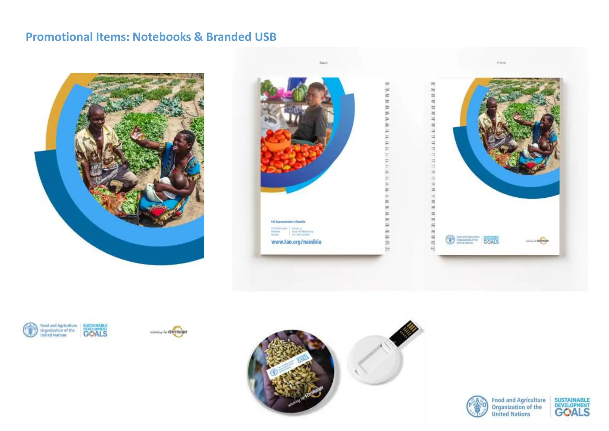 FAO Namibia Branding for signage, corporate wear and promotional ...