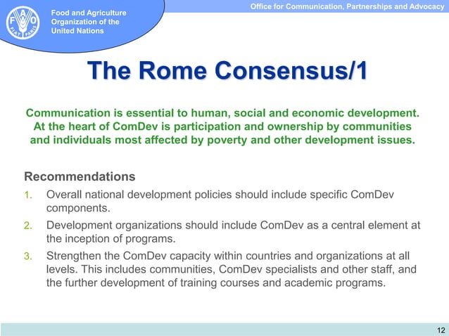 Communication for Rural Development | PDF