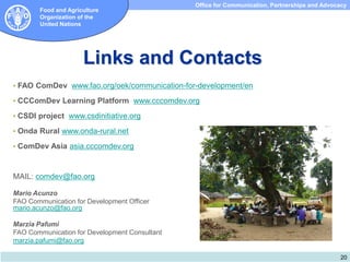 Communication for Rural Development | PDF