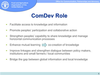 Communication for Rural Development | PDF