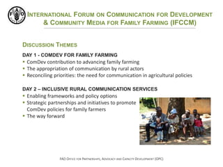Farming for the Future: Rural Communication Services to Advance Family ...