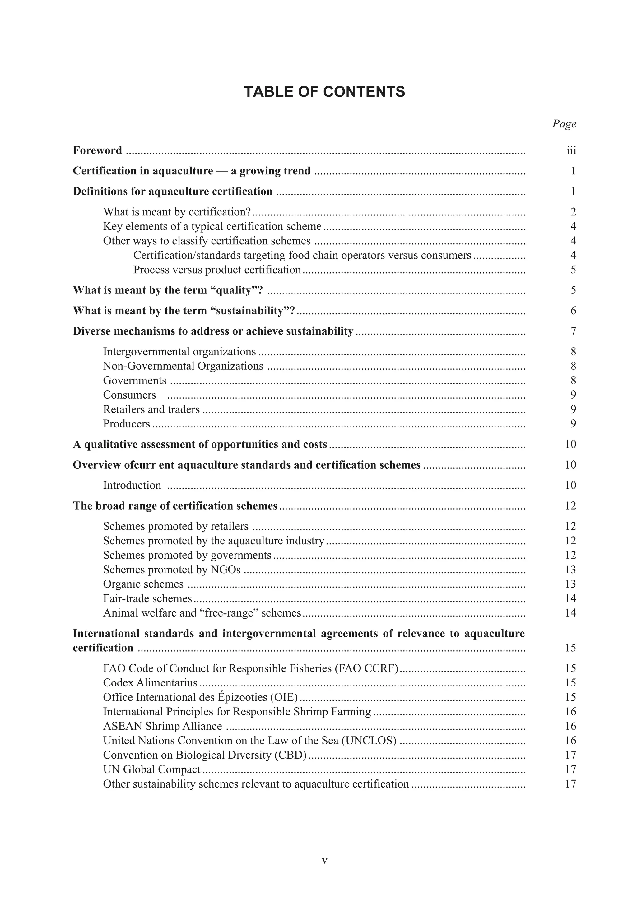Fao, food certification scheme | PDF