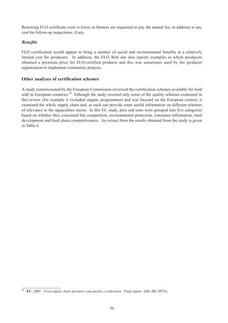 Fao, food certification scheme | PDF | Agriculture | Industries