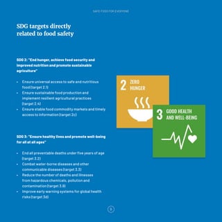 FAO Food Safety for everyone health and all | PDF