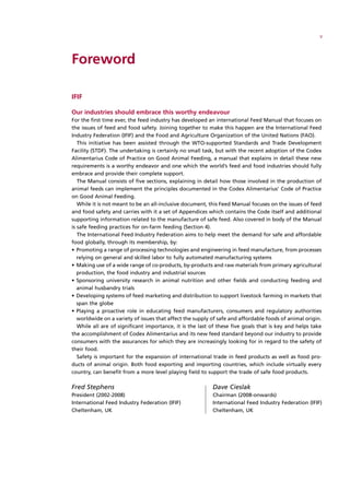 FAO-IFIF Feed Manual English 2010 | PDF