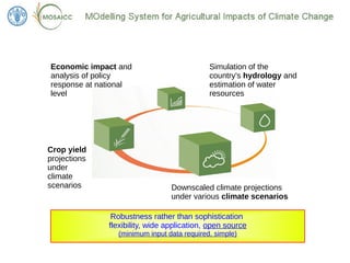 Fao modelling system for agricultural impacts of climate change | PDF