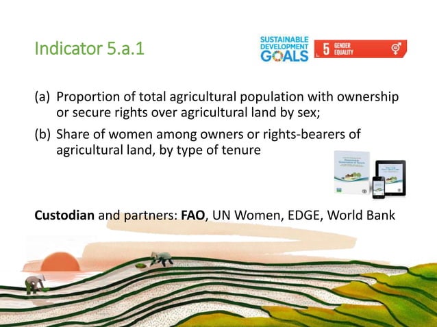 FAO's role in the SDGs indicators and practice | PPT