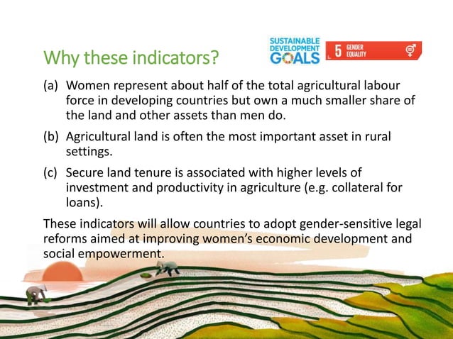 FAO's role in the SDGs indicators and practice | PPT