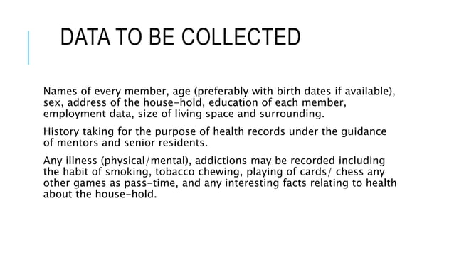 Family Adoption Programme first year mbbs.pptx | Education