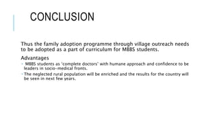 Family Adoption Programme first year mbbs.pptx