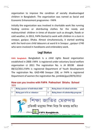 Fapa school introduction | PDF