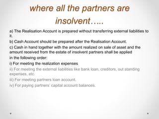 DISSOLUTION OF A PARTNESHIP | PPTX