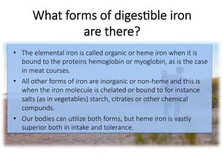 Frequently asked questions about heme iron and supplementation. | PDF